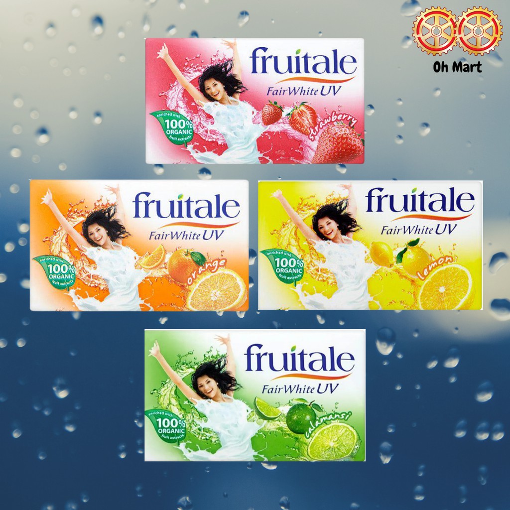 Fruitale Fair White UV Bar Soap - 3 Bar Soap Assorted Fragrance ...