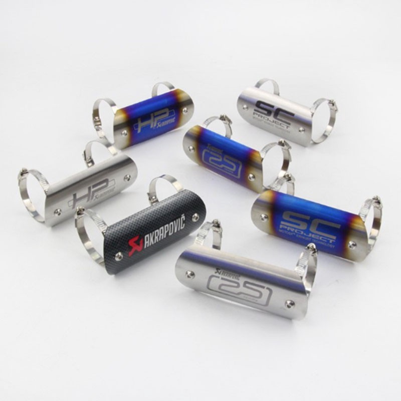Motorcycle Exhaust Pipe Anti-scalding Cover Heat Shield Pipe Cover Heat ...