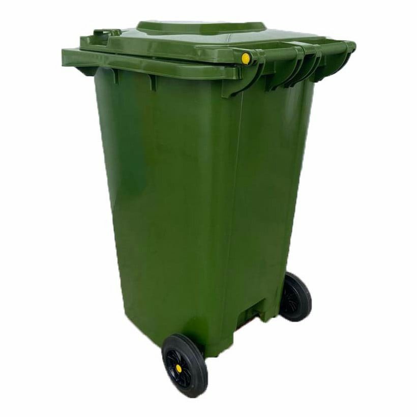 Green Plastic Dustbin 100L/120L/240L [ LIMITED PURCHASE: Maximum 1 ...