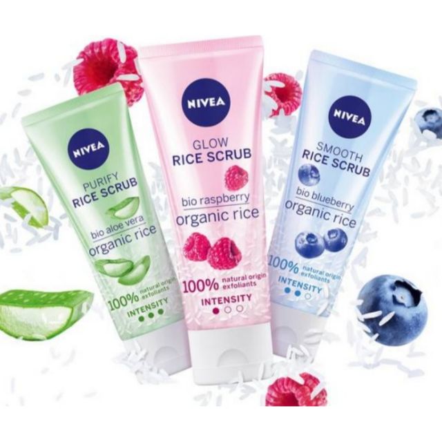 Nivea Organic Rice Scrub (75ml) | Shopee Malaysia