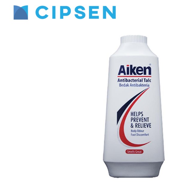Aiken Talcum Anti bacterial Powder 150g | Shopee Malaysia