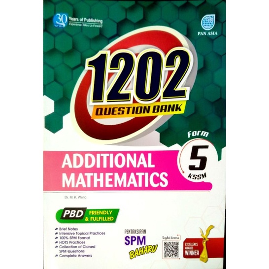 FORM 5 SPM STUDENTS Additional Mathematics (AMARBOOKS) | Shopee Malaysia