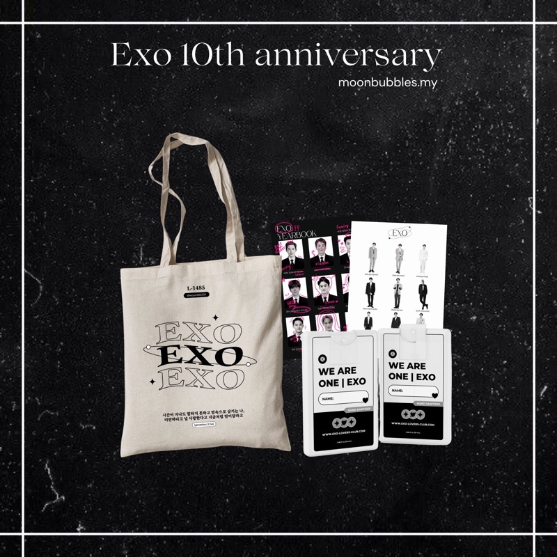 EXO 10th Anniversary Merch/Fanmade | Shopee Malaysia