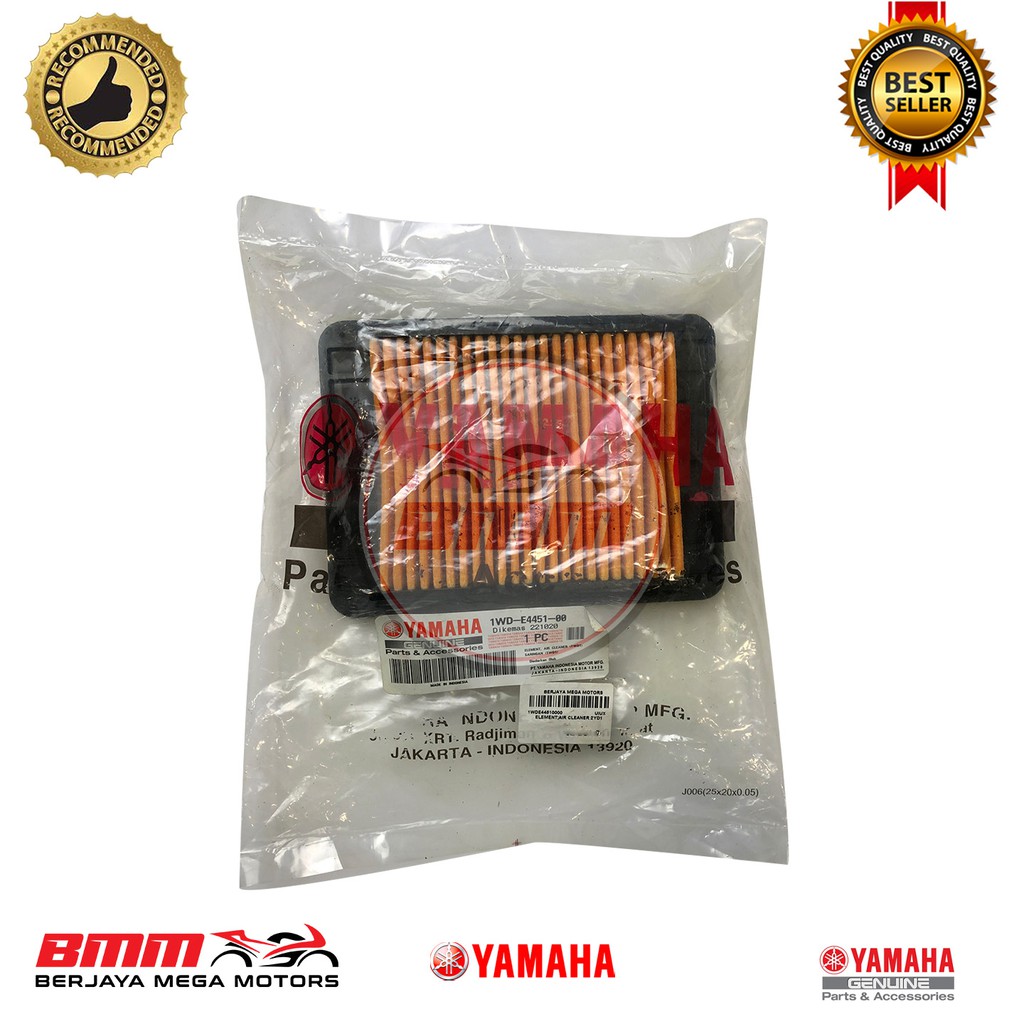 YAMAHA R25 ELEMENT ASSY OIL CLEANER 2YD / AIR FILTER CLEANER R25 100% ...