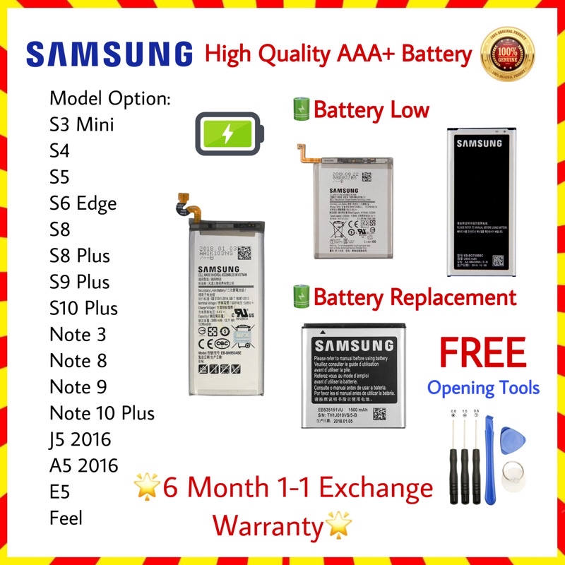 Samsung Galaxy S3 Mini,S4,S5,S6 Edge,S8,S8 Plus,S9 Plus,S10 Plus,Note 3 ...