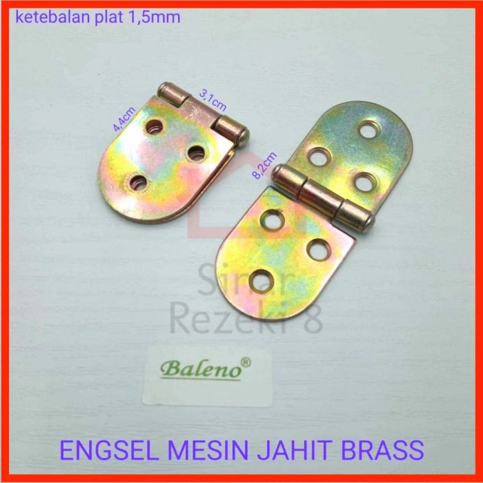 Mesin Small Brass Sewing Machine Hinges Flap Hinge Hinges Antique Folding Table Shopee Malaysia