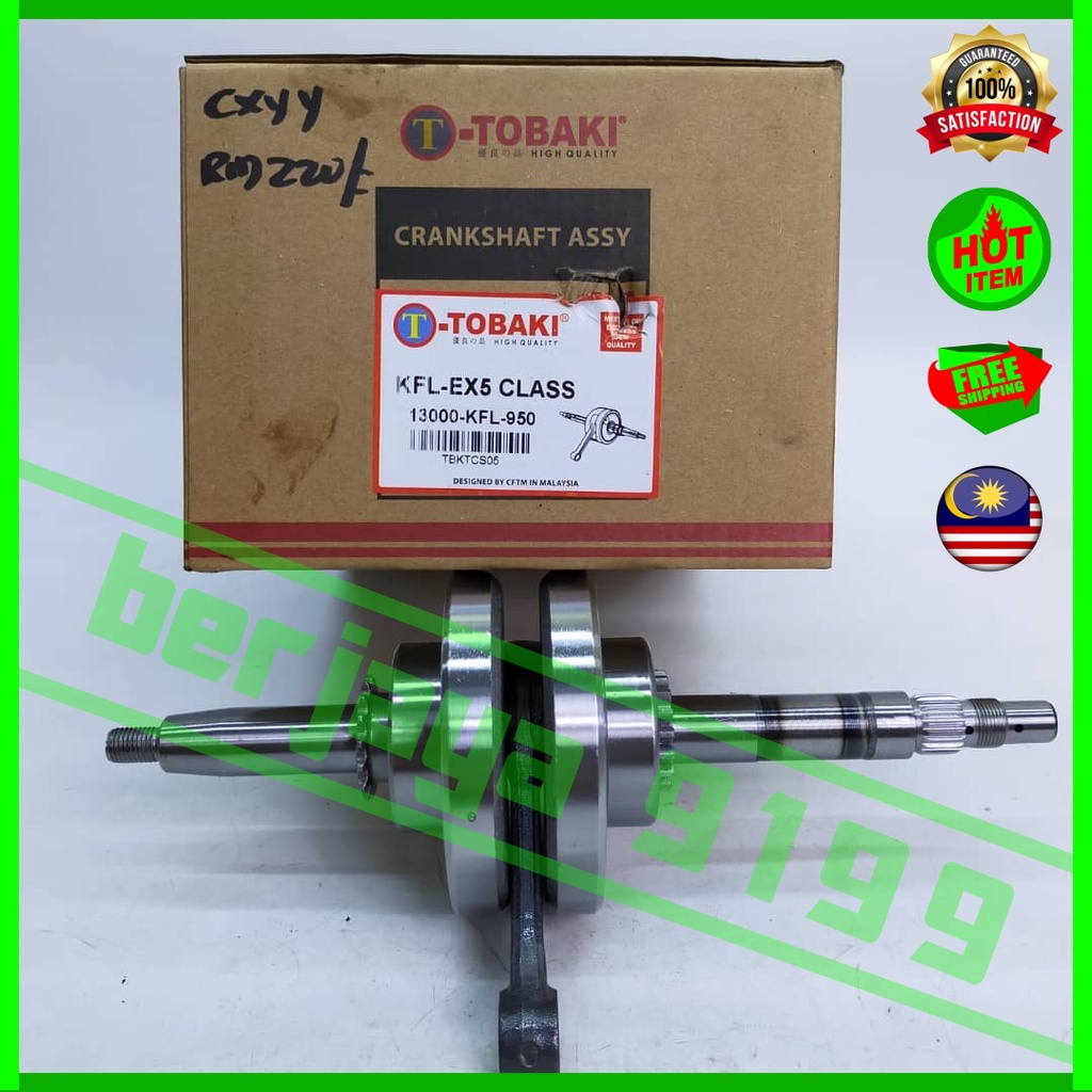 Tobaki Honda EX5 EX 5 Class 1 STANDARD Crankshaft Crank Shaft | Shopee ...