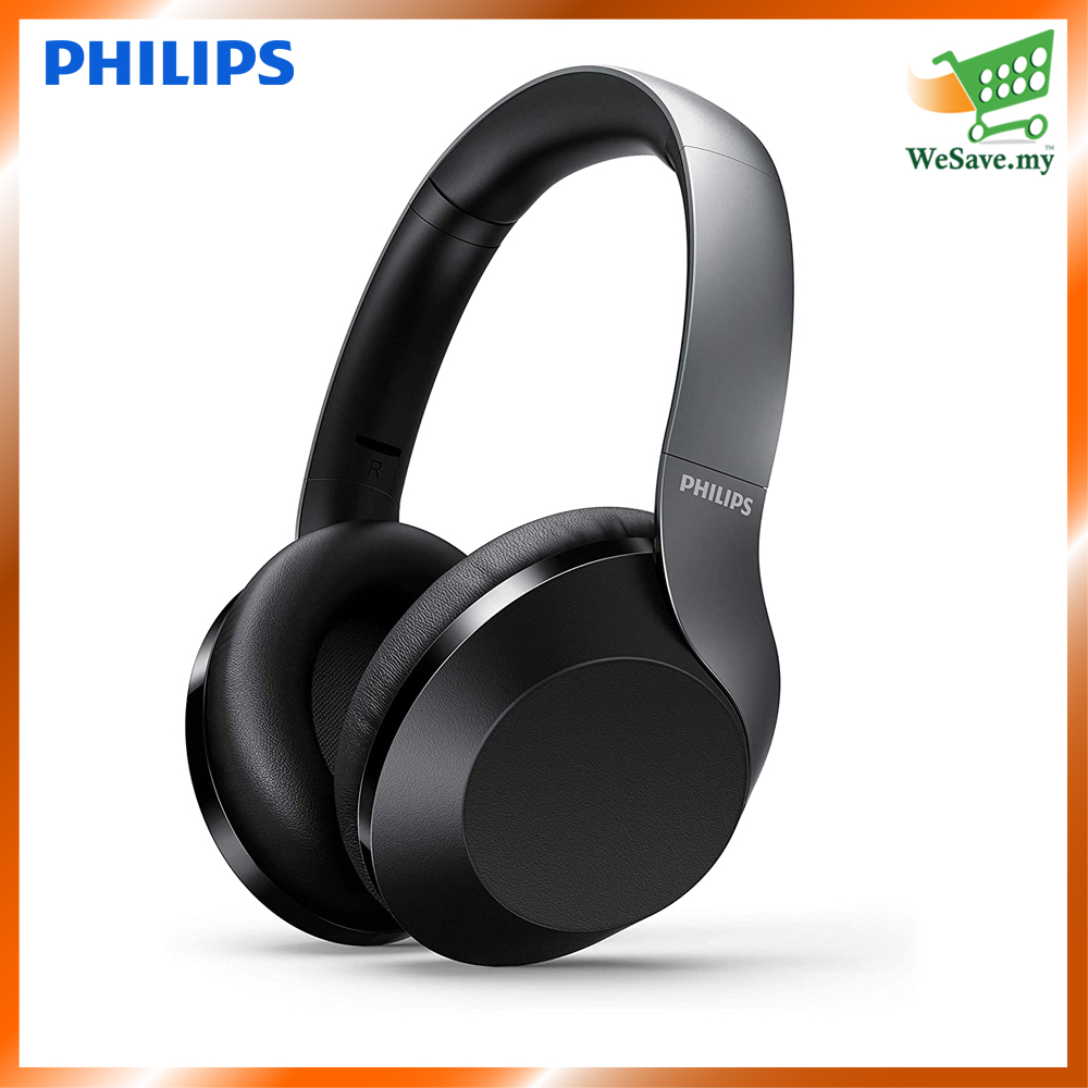 Philips TAPH805 / TAPH805BK Hi-Res Audio wireless over-ear headphone ...