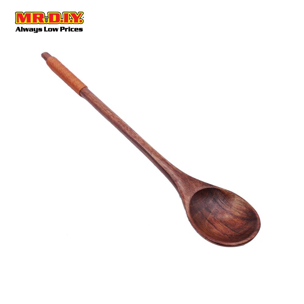 AVICENNA Long Handled Wooden Bamboo Soup Spoon 203 (20cm) | Shopee Malaysia