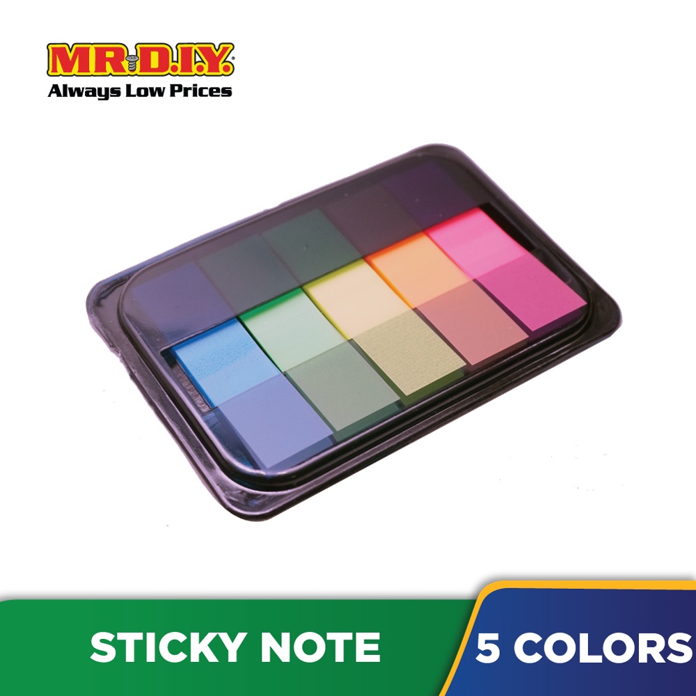 (MR.DIY) Rectangle Sticky Notes | Shopee Malaysia