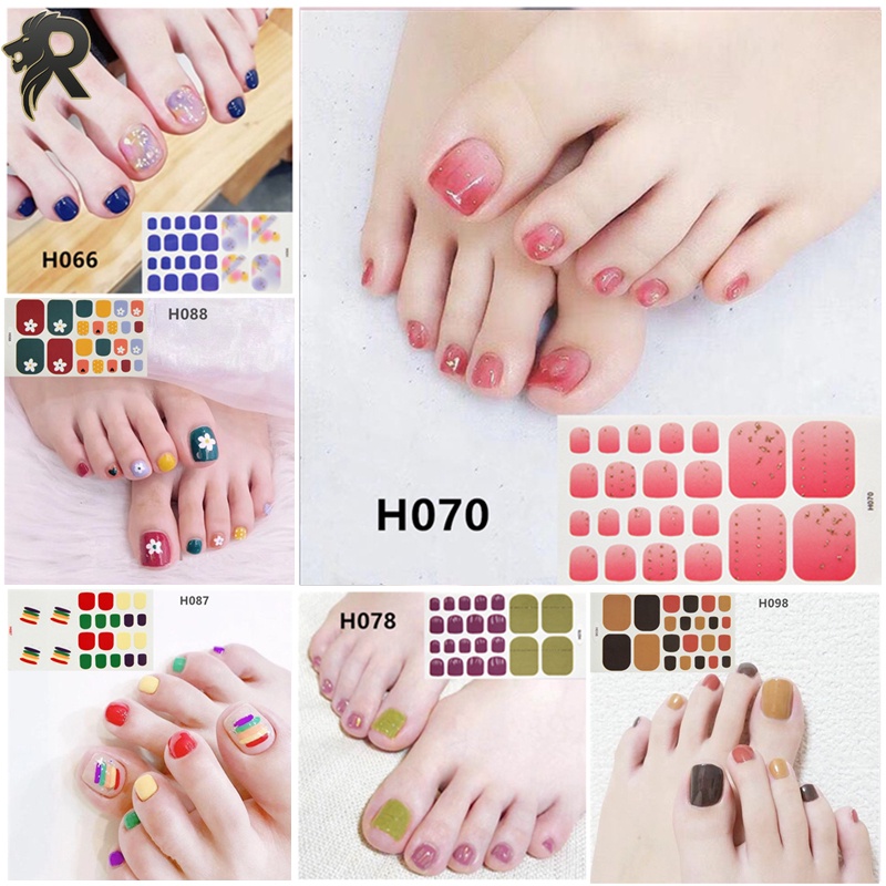 RL New Hot Bronzing Toenail Sticker /star Moon Foot Nail Sticker/Nail ...