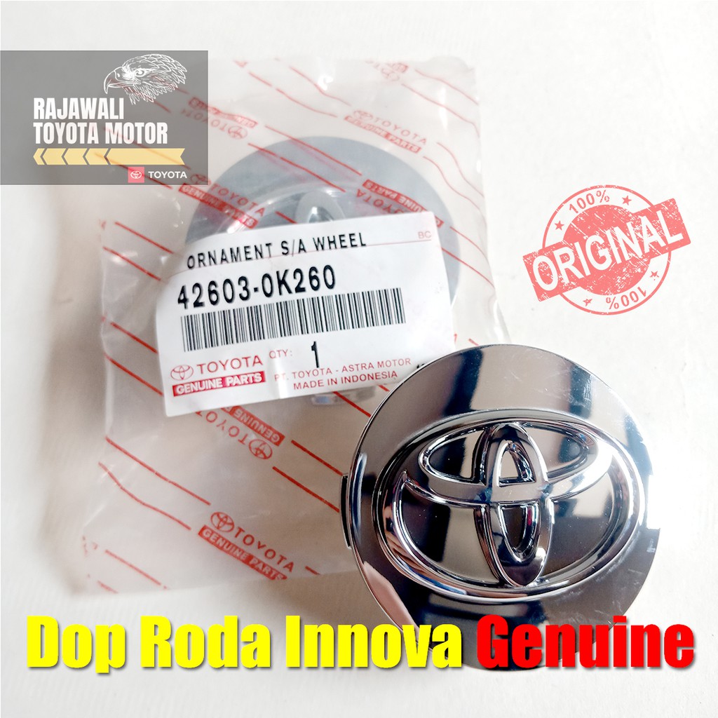 Innova & Hilux Wheel Hubcaps 2004-2015 Original Genuine Toyota Chrome ...