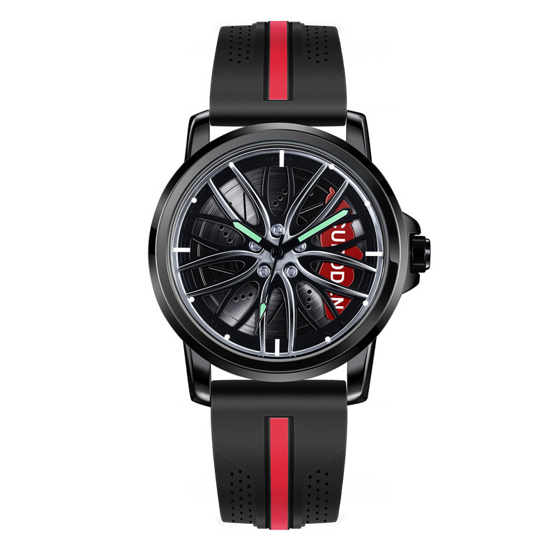 GT Men's Luxury Watch Ferrari Sports Car Watch Sport Rim Hub Wheel ...