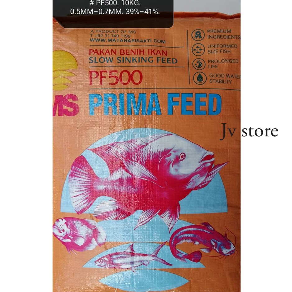MS Prima Feed Slow Sinking Fish Micro Pellet PF500 10kg | Shopee Malaysia