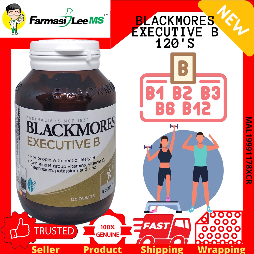 Blackmores Executive B 120s (10/2027) | Shopee Malaysia
