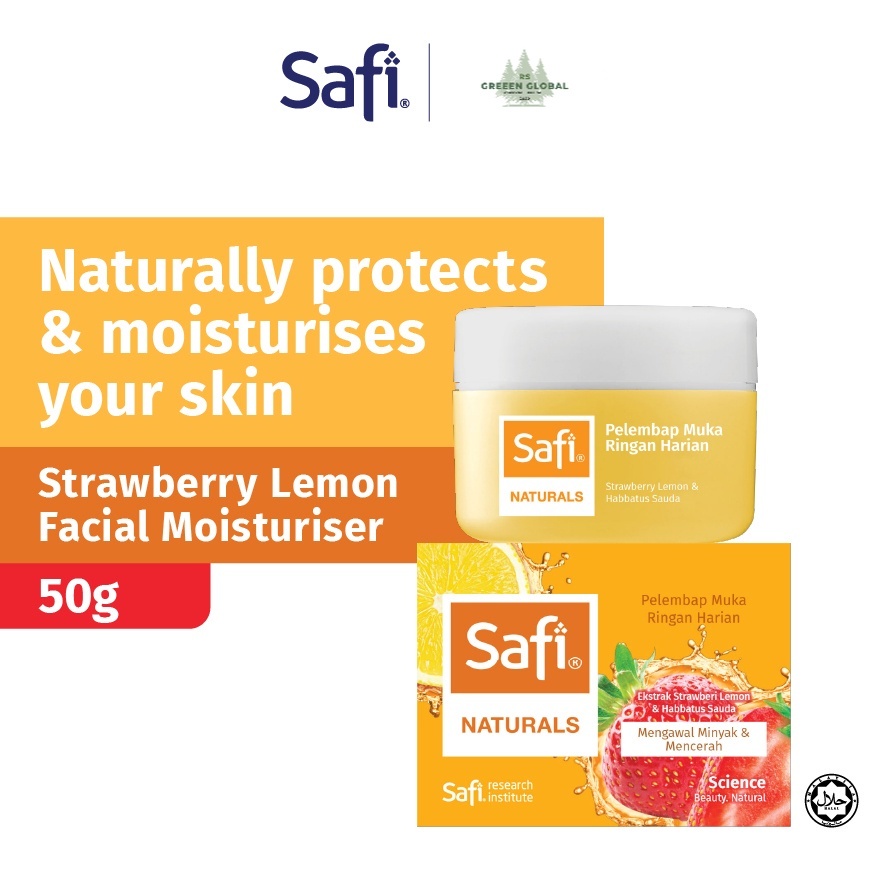 Safi Naturals Facial Moisturiser - Strawberry Lemon & Habbatus Sauda ...