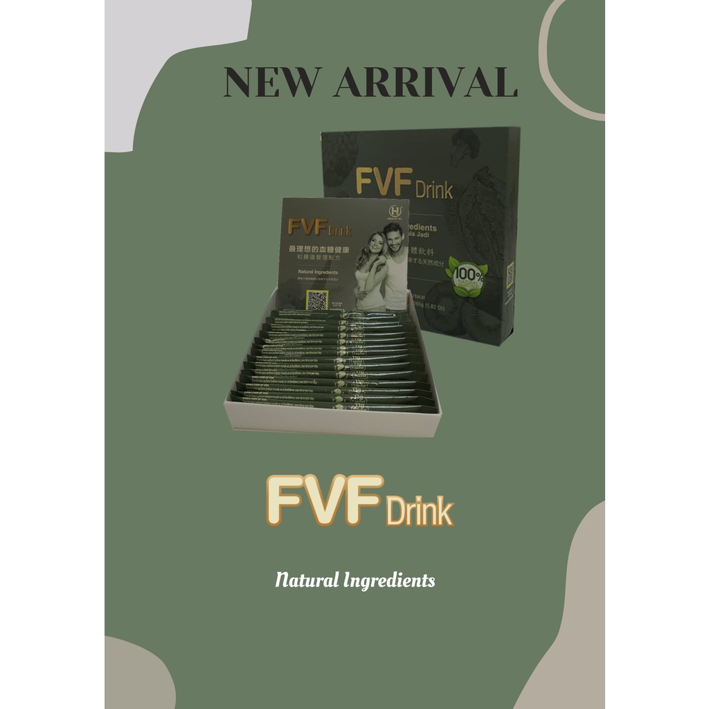 New Version of FVF TEA!!!! NOW IS FVF DRINK without box | Shopee Malaysia