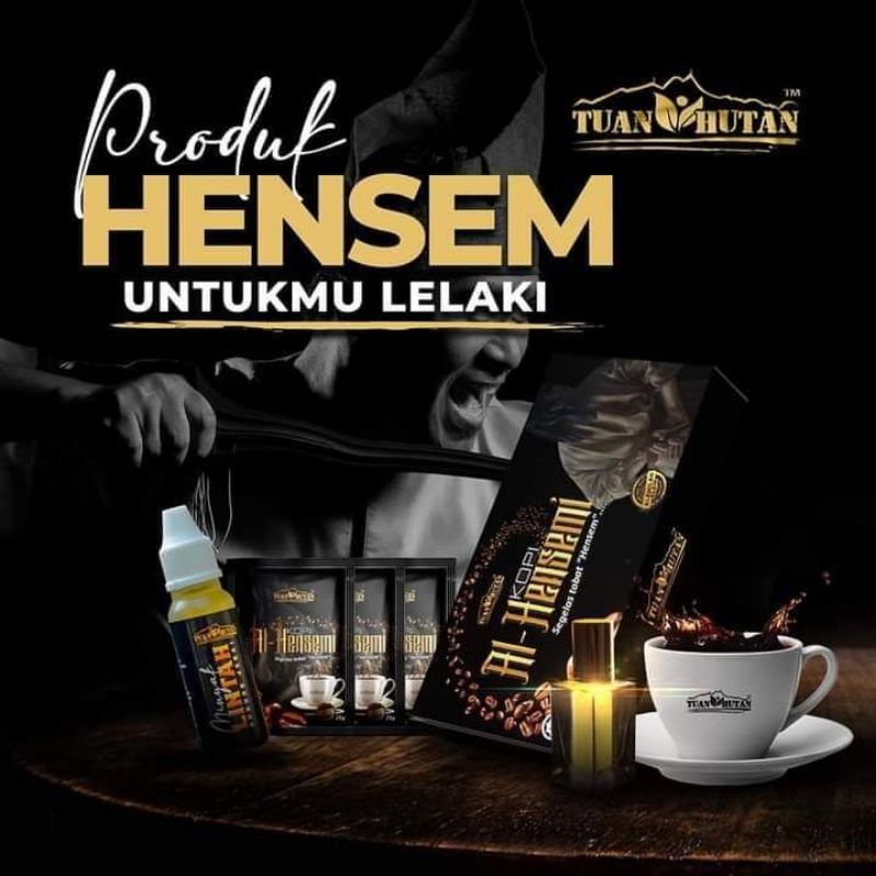 Kopi Al Hensemi Versi Tiga Tuan Hutan Tongkat Ali Ubat untuk Lelaki | Shopee Malaysia