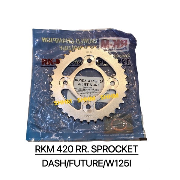 WAVE DASH FUTURE RKM 420 REAR SPROCKET STEEL | Shopee Malaysia