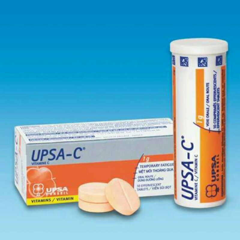 Upsa C Effervescent Tablets Strengthen Resistance (10 Tablets) | Shopee ...