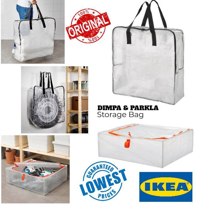 ikea IKEA DIMPA & PARKLA Storage Bag Beg Ikea | Shopee Malaysia
