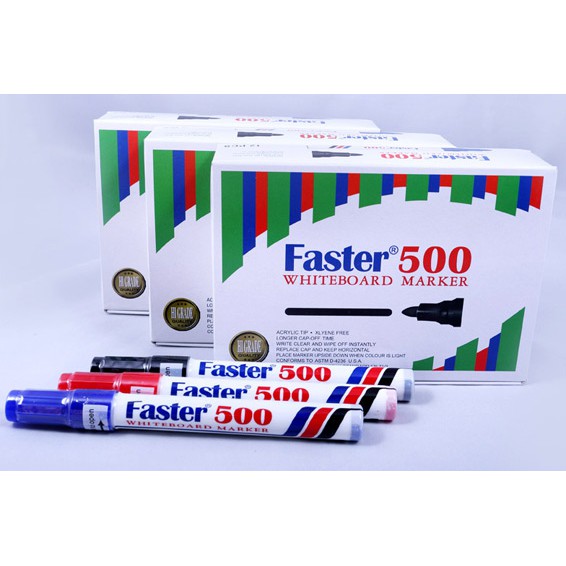 Faster 500 WhiteBoard Marker (Box of 12pcs) | Shopee Malaysia