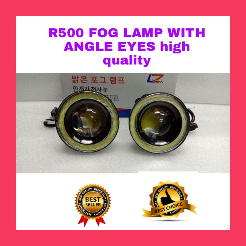 🔥🔥SUPER FOG LAMP ANGLE EYES LED 89MM | Shopee Malaysia