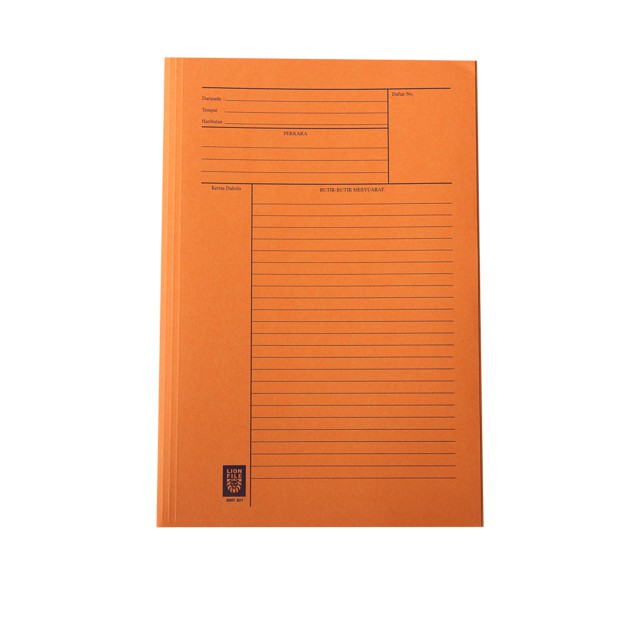LION FILE Minute File MMF601 Orange | Shopee Malaysia