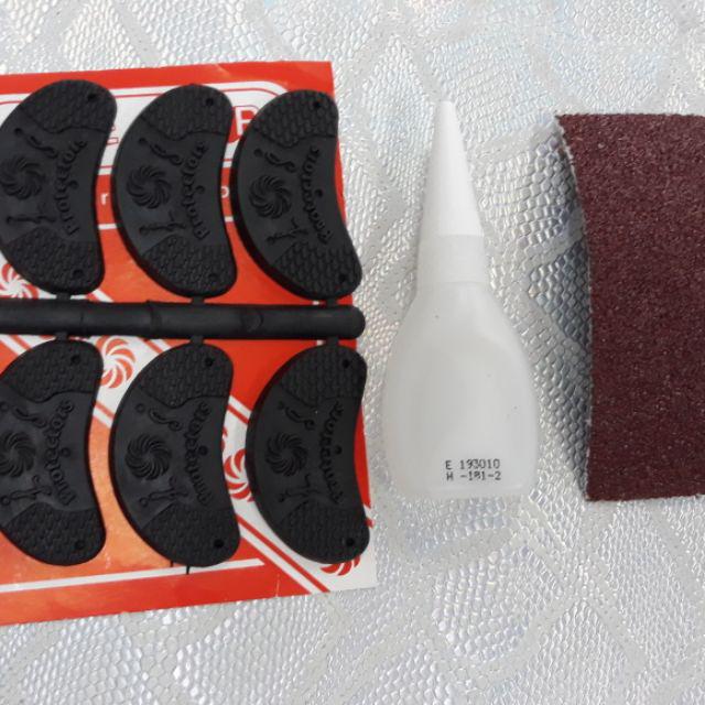 DIY shoe repair Sole and Heel Protector Fast Glue Sanding Cloth Ladam ...