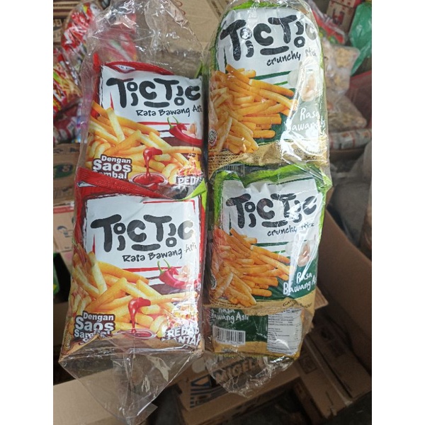 1pack isi 10bks Tictic snack kentang goreng dari Siantar Top asli ...