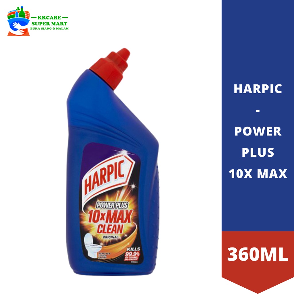 Harpic - Power Plus 10 x Max Clean Original - 360ML | Shopee Malaysia