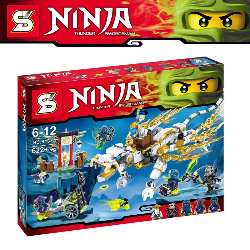 SY387 - Ninjago Master Wu White Dragon (622pcs) | Shopee Malaysia