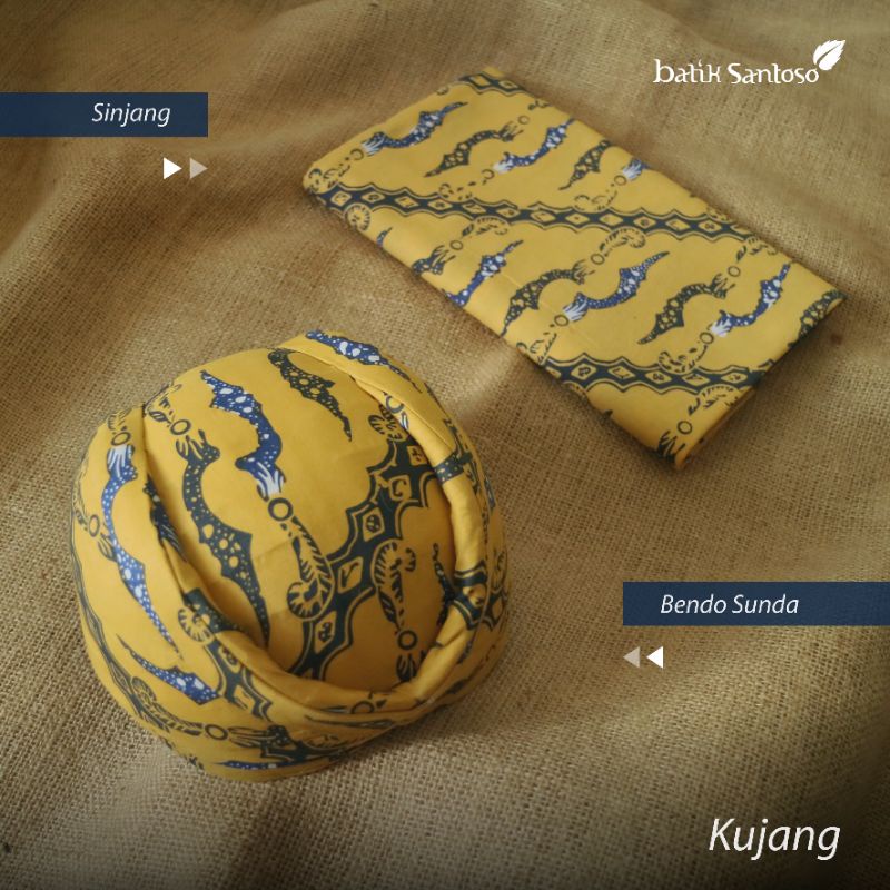 Santoso Kujang Mustard Batik - Bendo Sundanese and Sinjang | Shopee ...