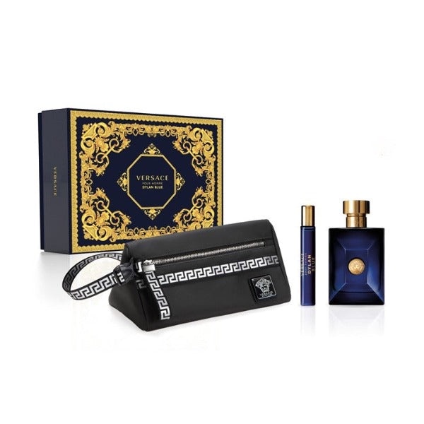 ORIGINAL Versace Dylan Blue For Men 100ml EDT Gift Set | Shopee Malaysia
