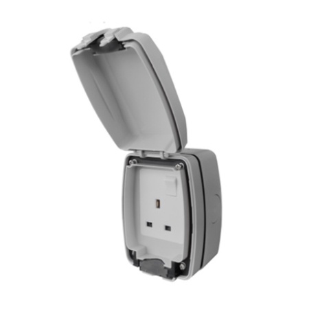 Heavy Duty IP66 13A Weatherproof Socket Waterproof Socket 3 Pin Outdoor ...