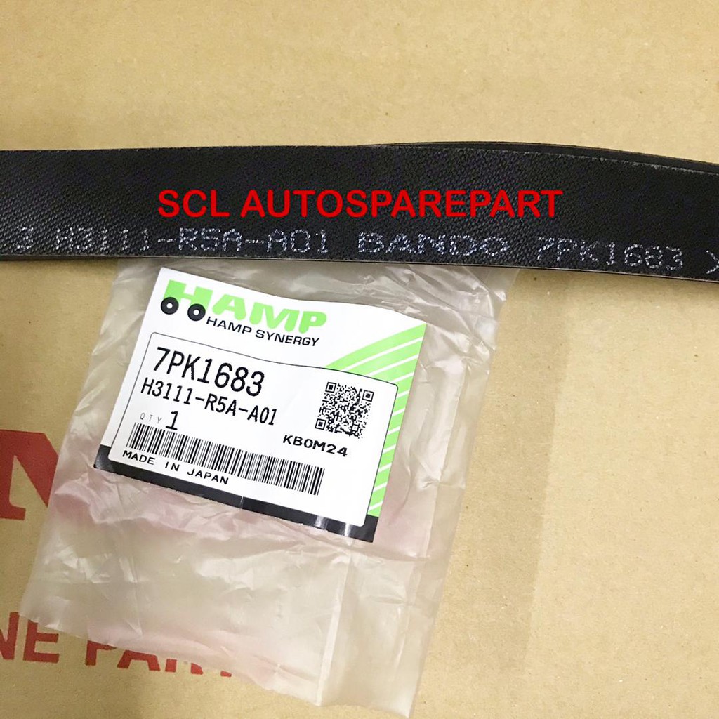 31110-R5A-A01 （7PK1683）Honda Fan belt Honda CR-V TOA T0A 2.4 ( RM ...