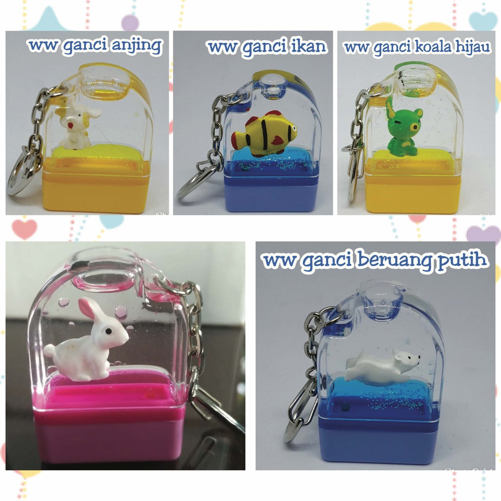 GANTUNGAN Custom key chain stamp / unique and cute name stamp (ww ganci ...