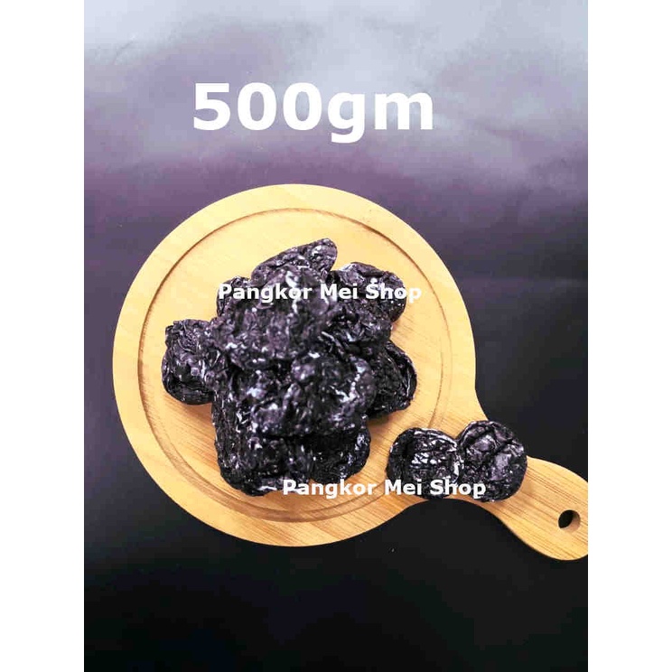 Prune Hitam 500gm / Seedless Hua He Mei/化核梅 Berquality Tinggi | Shopee ...