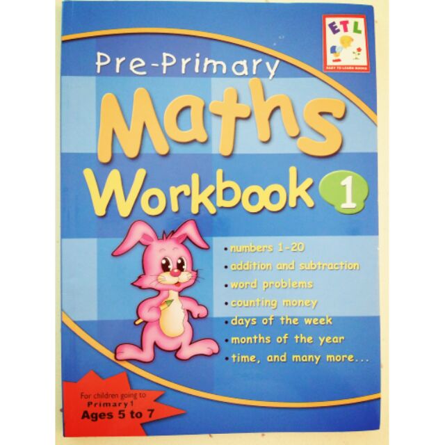Pre-Primary Maths Work book | Shopee Malaysia