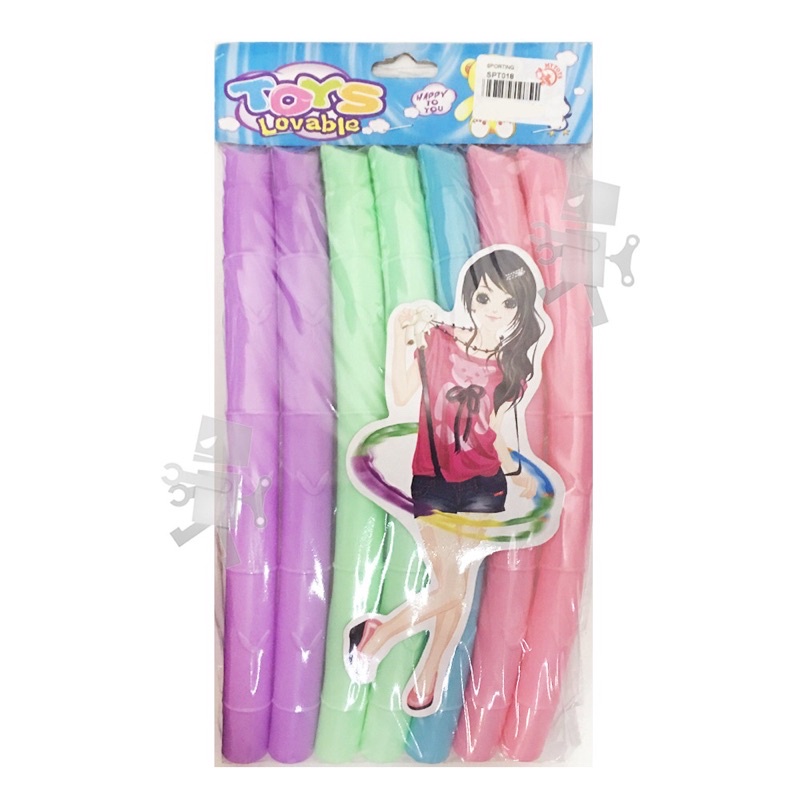 60cm Detachable Hula Hoop 8 Parts Mainan Gelung Hula Hoop Exercise ...