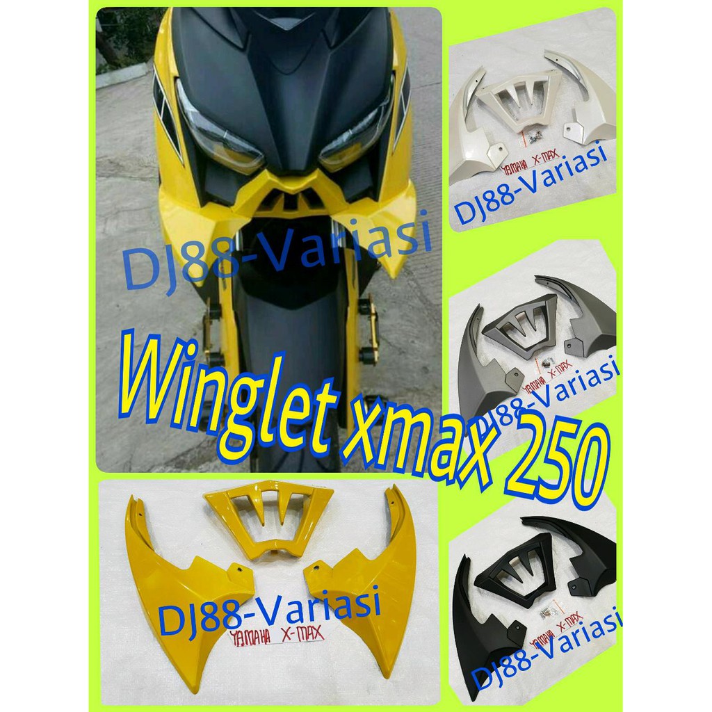 Winglet xmax 250 vnd front wing xmax 250 abs plastic | Shopee Malaysia