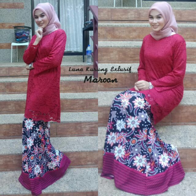 LUNA KURUNG EKSLUSIF RAYA 💐💐💐 | Shopee Malaysia