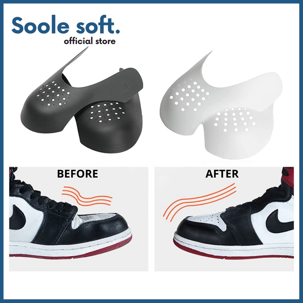 SOOLESOFT Sneaker Shields Crease Killer Toe Box Protector Anti Wrinkles ...