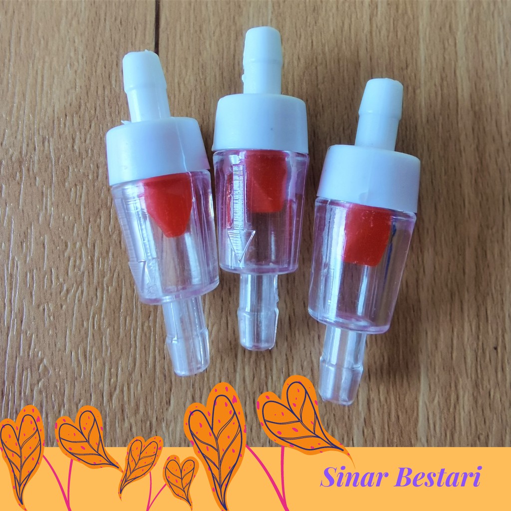 Hose Aquarium 4mm Air Stone One Way Valve On Off Joint Fish Ikan Tangki ...