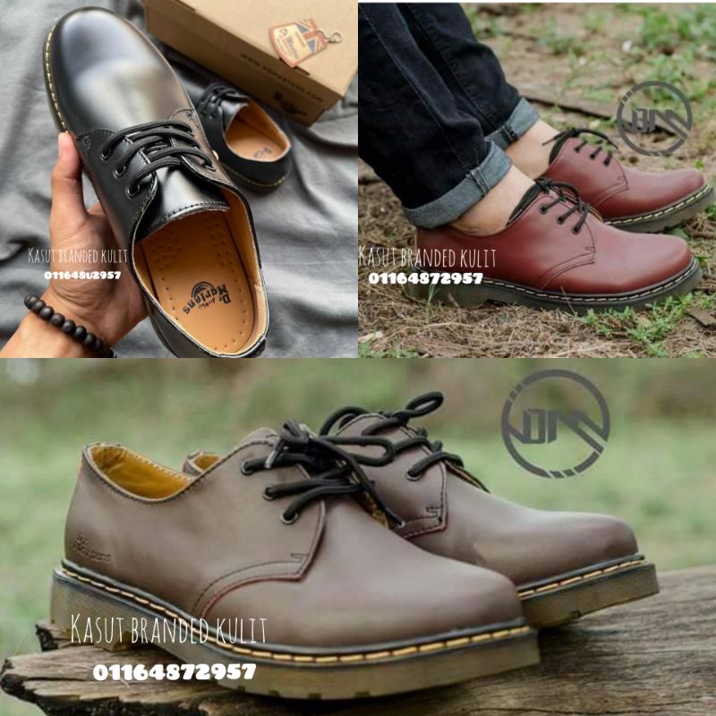 🔥 DR MARTENS BROWN BLACK DAN RED CHERY🔥 LEATHER 💥 | Shopee Malaysia