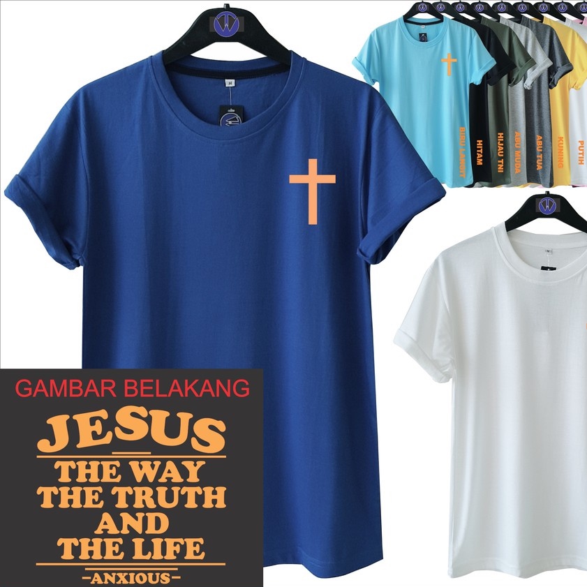 Tms Spiritual T-Shirt Jesus The Way Gold Old | Shopee Malaysia
