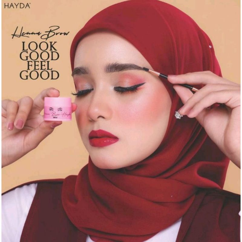 HAYDA BROW HENNA UNTUK KENING WARNA INAI READY STOCK MALAYSIA | Shopee ...