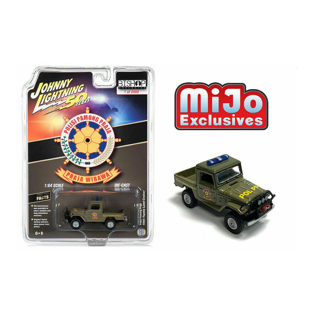 Johnny Lightning Bishop Toyota Cruiser Indonesia Polisi Pamong Praja 1/ ...