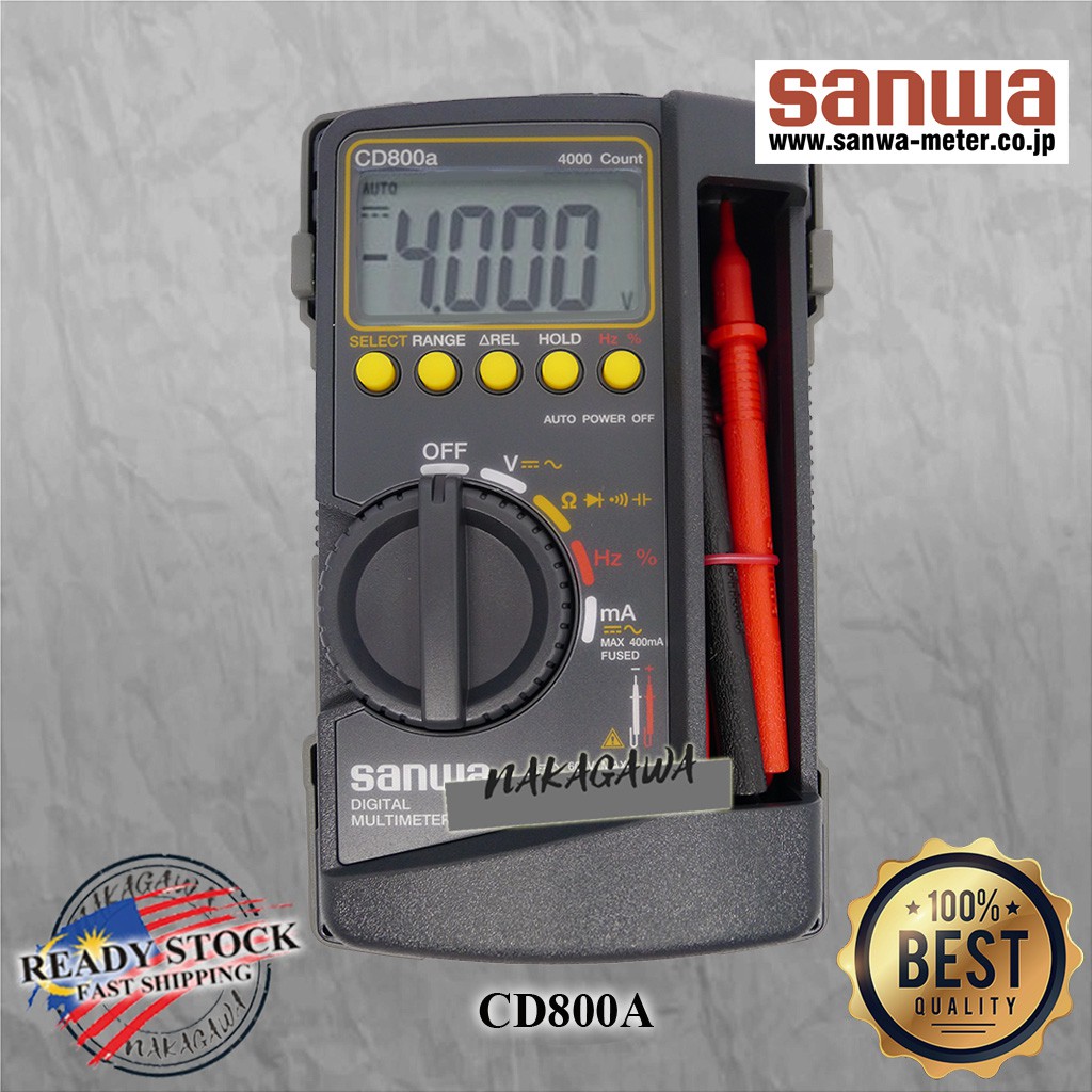 SANWA CD800A DIGITAL MULTIMETER | Shopee Malaysia