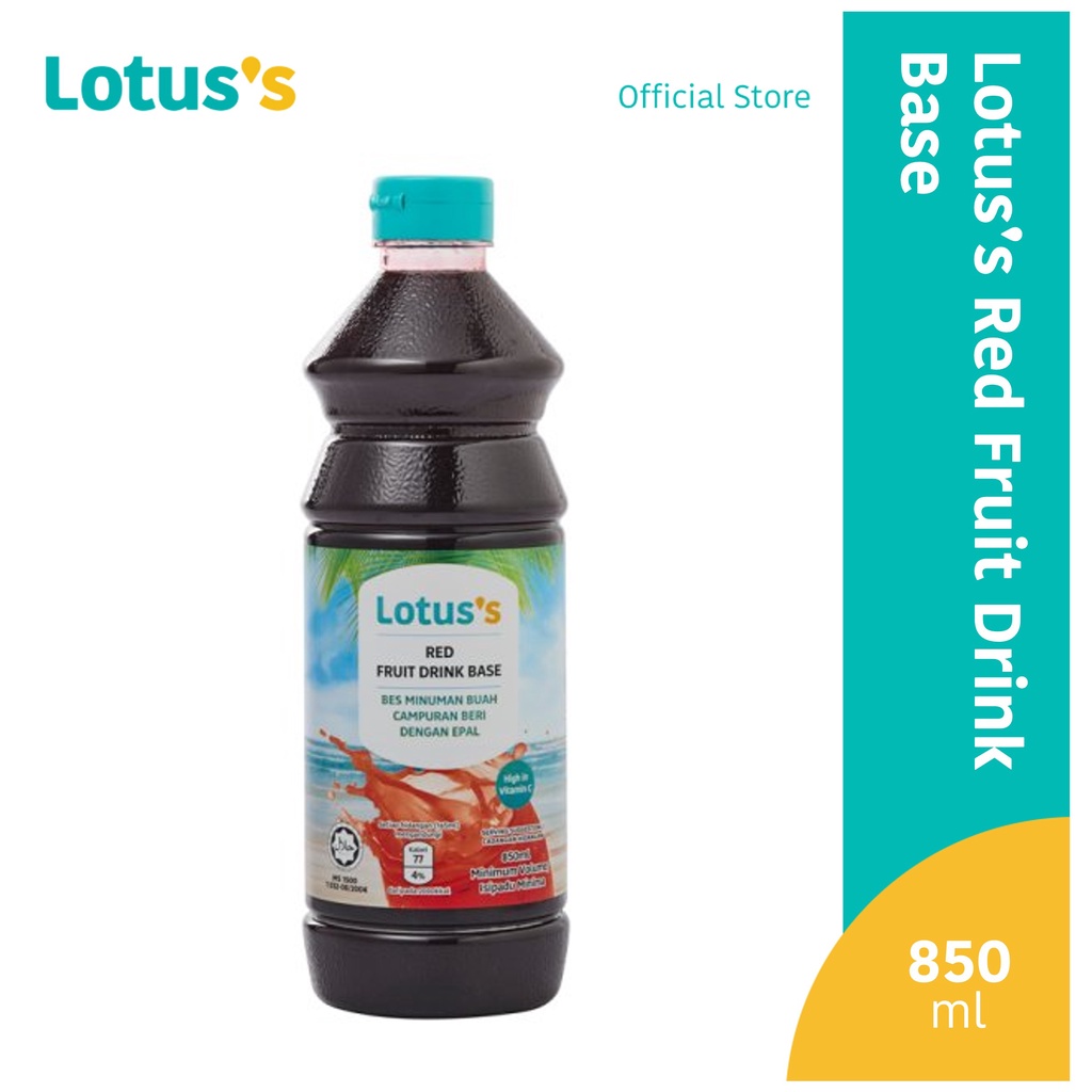 Lotus's Red Fruit Drink Base (850ml) | Shopee Malaysia